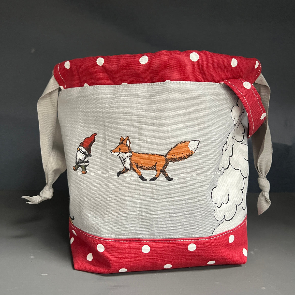 Knitting Project Bag - Fox and Elf – The Grey Sheep Co