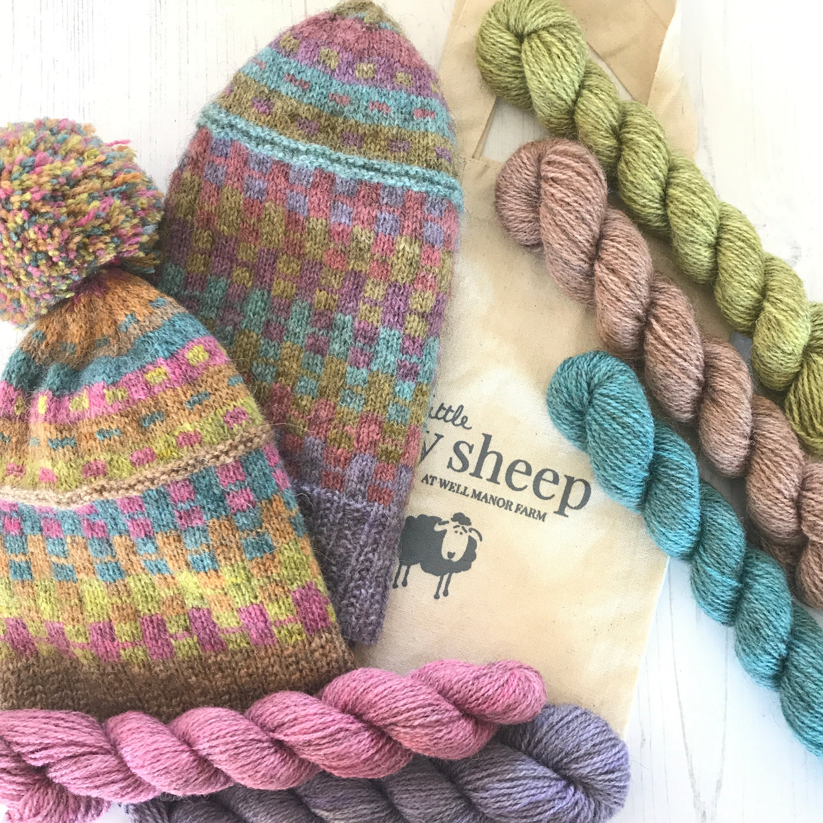 Susie Hat Kit by Sarah Hazell – The Grey Sheep Co